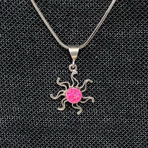 Jewelry | 2 Silver Chain Sun Pendant | Poshmark